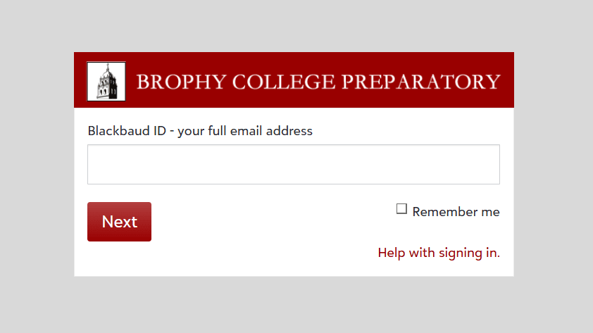 MyBrophy Login – Access Your Blackbaud Account at Brophy College ...